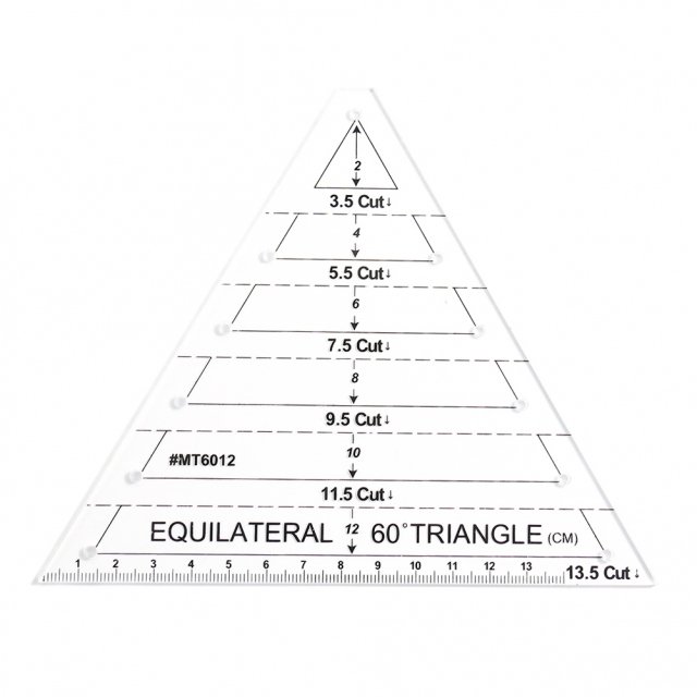 Creative Multi-Angle Cutting Stitching Ruler - Acrylic Triangle Sewing Tool
