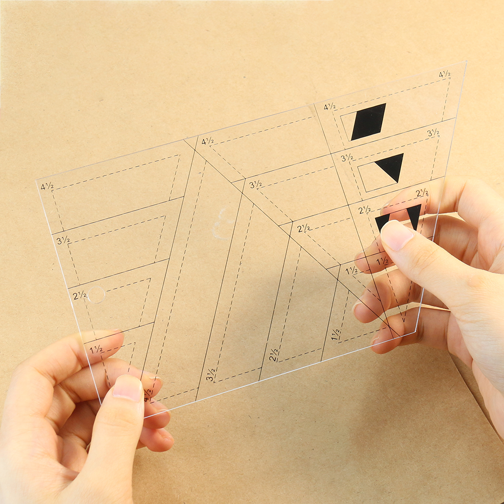 Multi-Function Acrylic Angle Cutting and Stitching Ruler