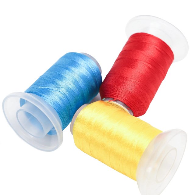 80 Color Premium Polyester Embroidery Thread Set - 550Y Each Spool