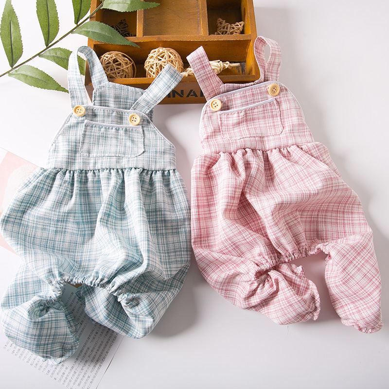 Charming Summer Dog Overalls for Small Breeds