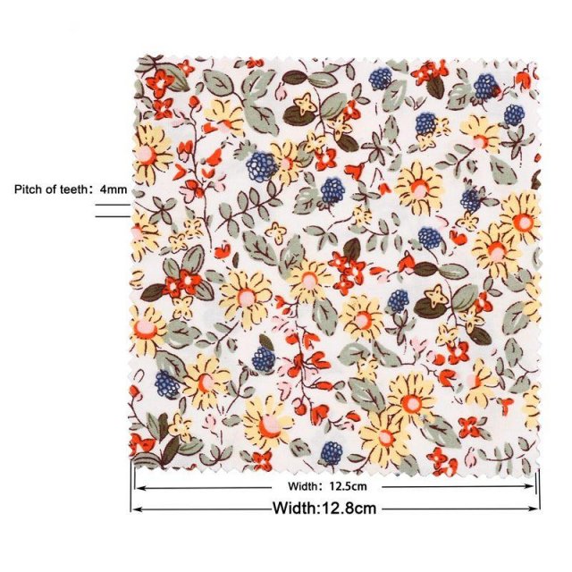 Random Mix Color Twill Cotton Fabric Patchwork Cloth