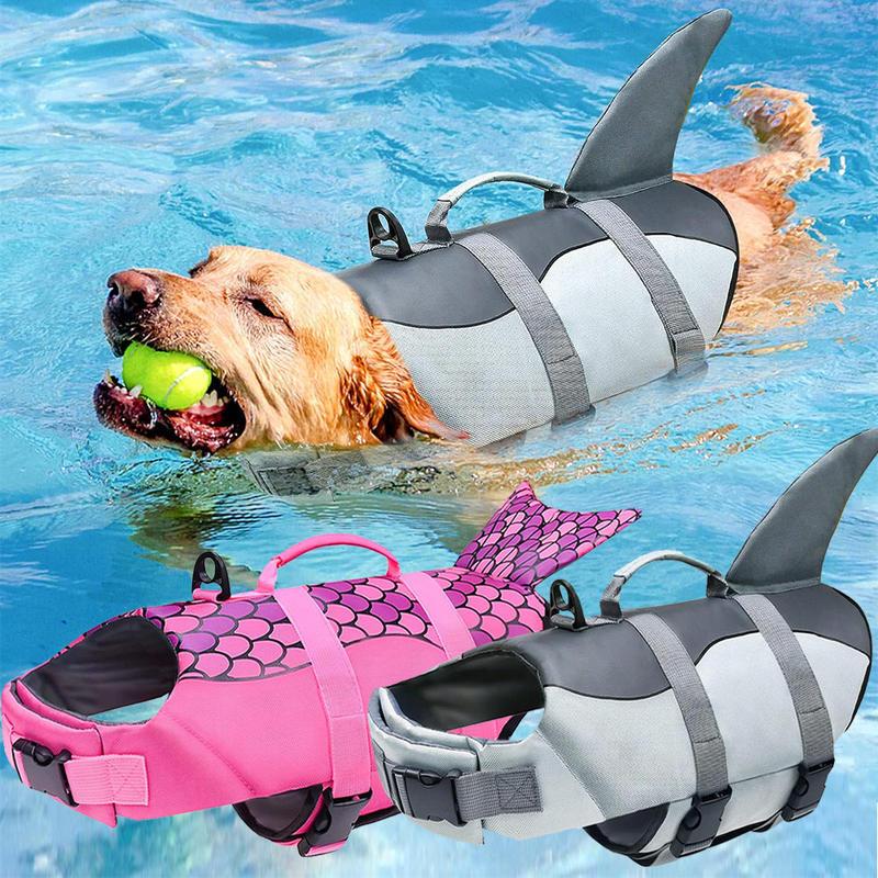 Shark Design Dog Life Jacket - Furry Friends Shop