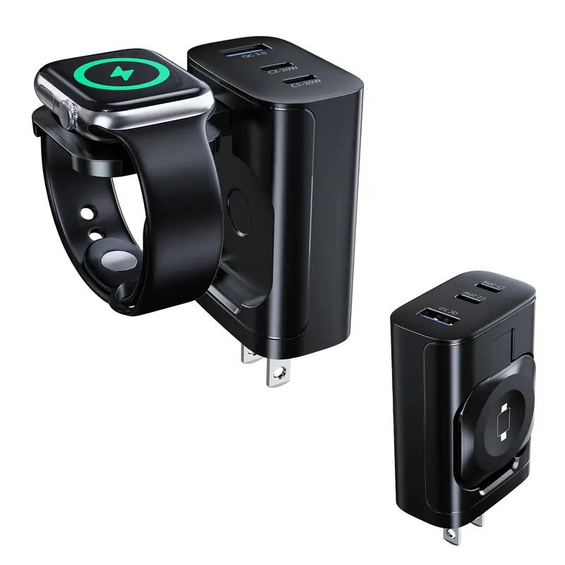 3-in-1 Multifunctional Magnetic Wireless Charger with Type-C Port ...