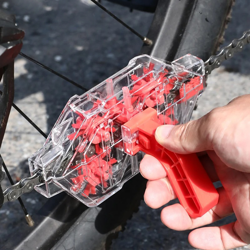 Bicycle Chain Cleaner - Transparent Soaking Tool for Cycling Equipment ...